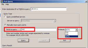 PortQueryUI – GUI tool that can be used for troubleshooting port ...