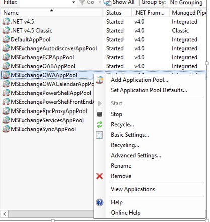 Error – “Something went wrong” in both OWA and ECP | EzCloudInfo