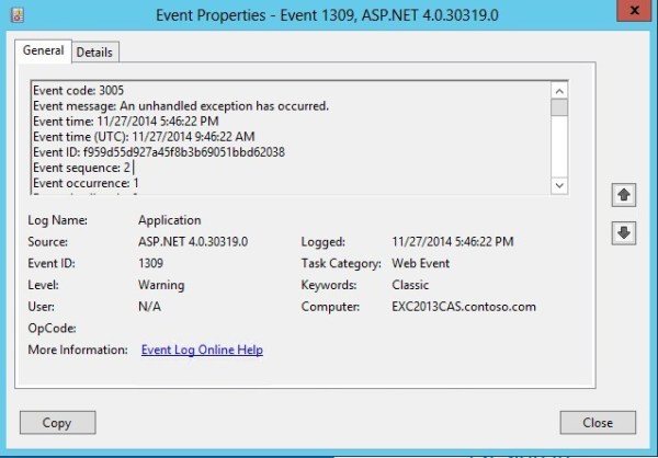 Error – “Something went wrong” in both OWA and ECP | EzCloudInfo