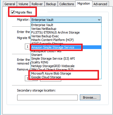 There has been an error installing the Enterprise Vault Cloud Storage ...