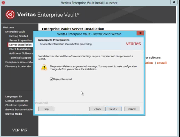 Performing Veritas Enterprise Vault Upgrade for Exchange Environment ...