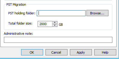 Configure Enterprise Vault Server Driven PST migration | EzCloudInfo