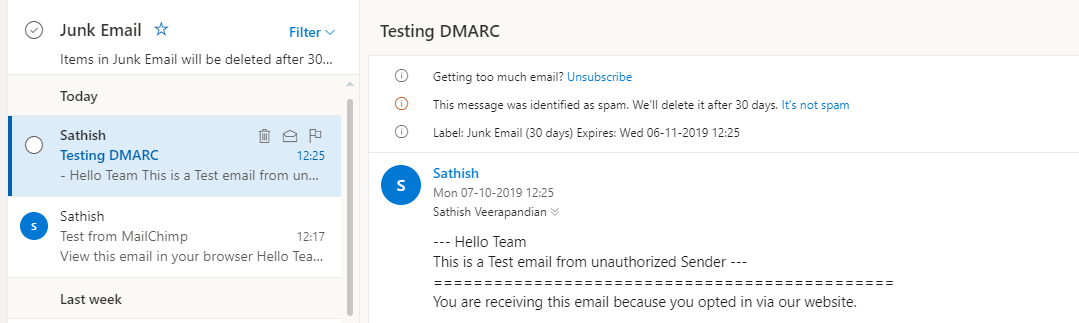 Configure Exchange Online to reject emails that fail DMARC validation ...