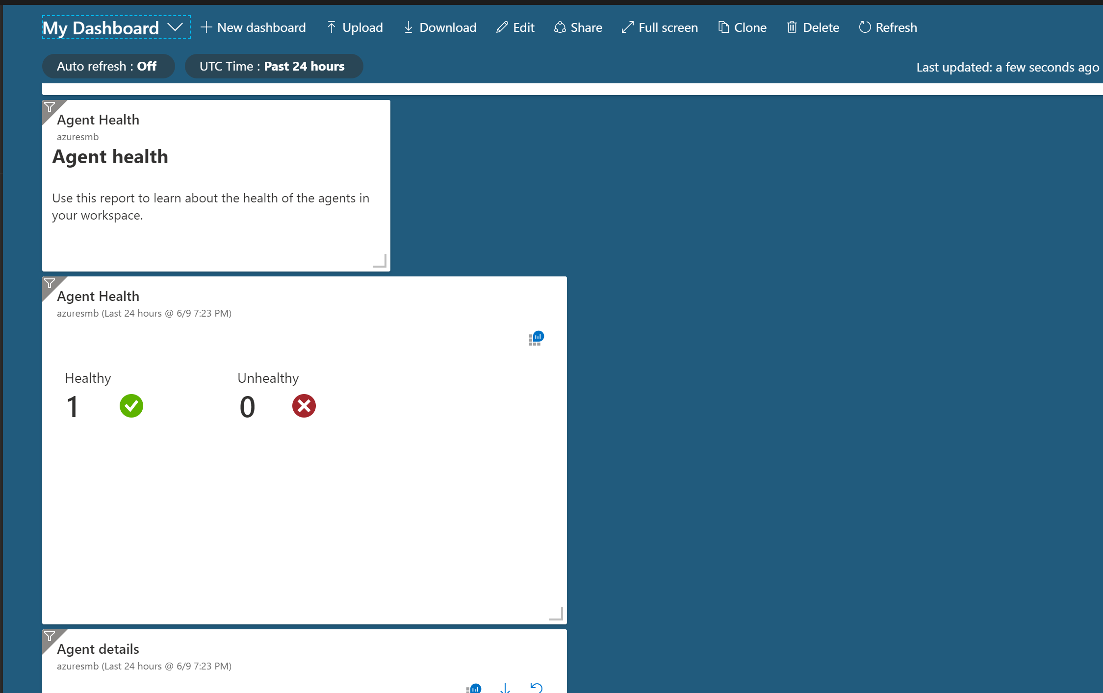 Create Azure Dashboards for workbooks created from log analytics for ...