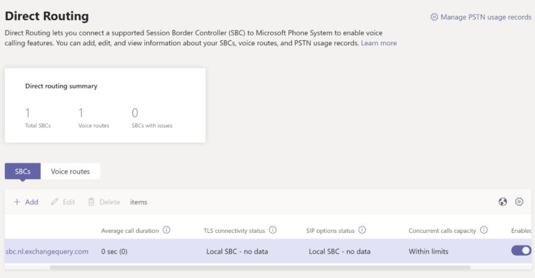 Part 2 – Configure AudioCodes SBC for Microsoft Teams Direct Routing ...