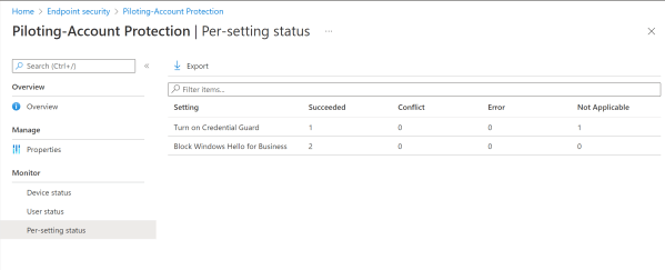 Utilize Intune endpoint security policies for Account Protection in ...