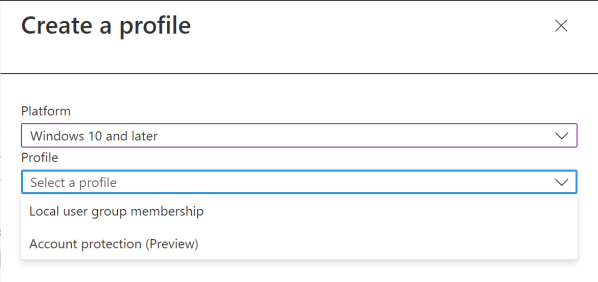 Utilize Intune endpoint security policies for Account Protection in ...