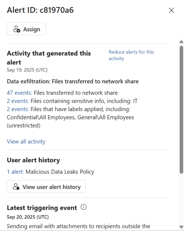 SOC Analyst Guide: Investigating Insider Risk Alerts in Microsoft ...