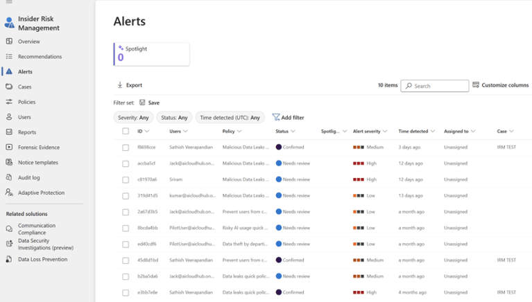SOC Analyst Guide: Investigating Insider Risk Alerts in Microsoft ...